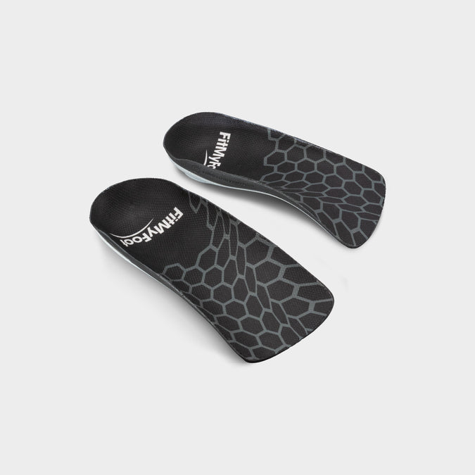 Custom Arch Support Insoles — Dark Hexagon – FitMyFoot
