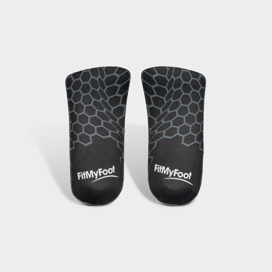 Custom Arch Support Insoles — Dark Hexagon – FitMyFoot