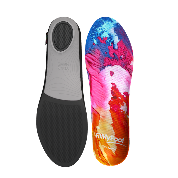 Custom Arch Support Insoles — Color Pop - FitMyFoot
